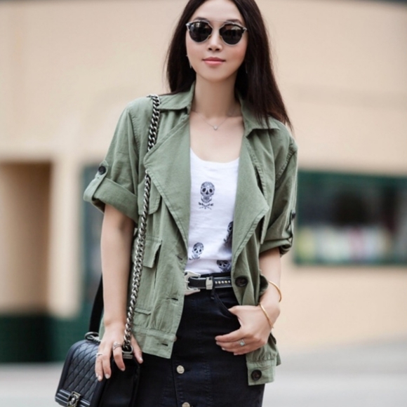 Frame Denim | Jackets & Coats | New Frame Le Oversized Cargo Utility ...